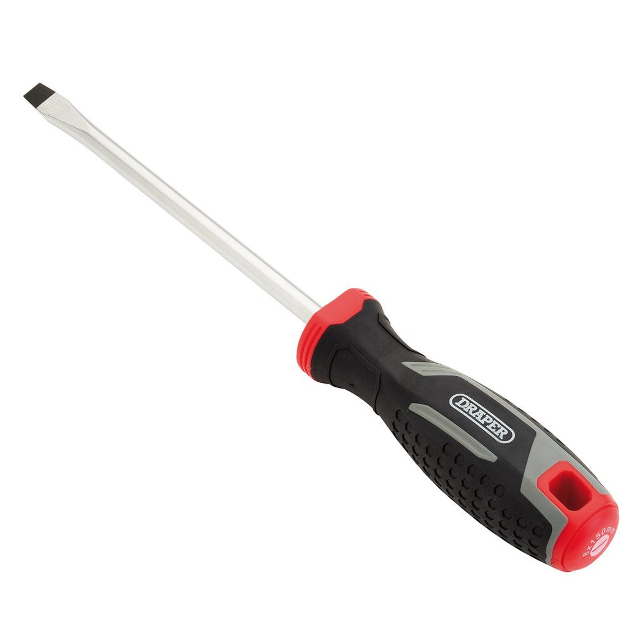 Draper 8 x 150mm Slotted Soft Grip Screwdriver – TheToolGroup