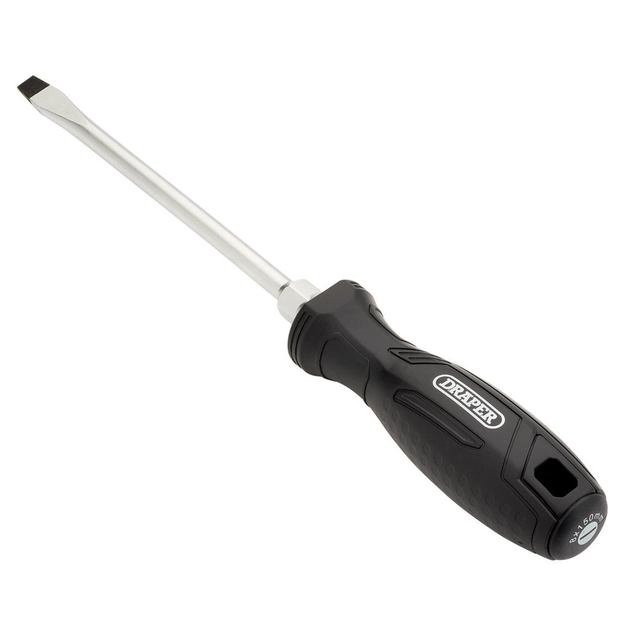 Draper 8 x 150mm Slotted Hard Grip Screwdriver – TheToolGroup