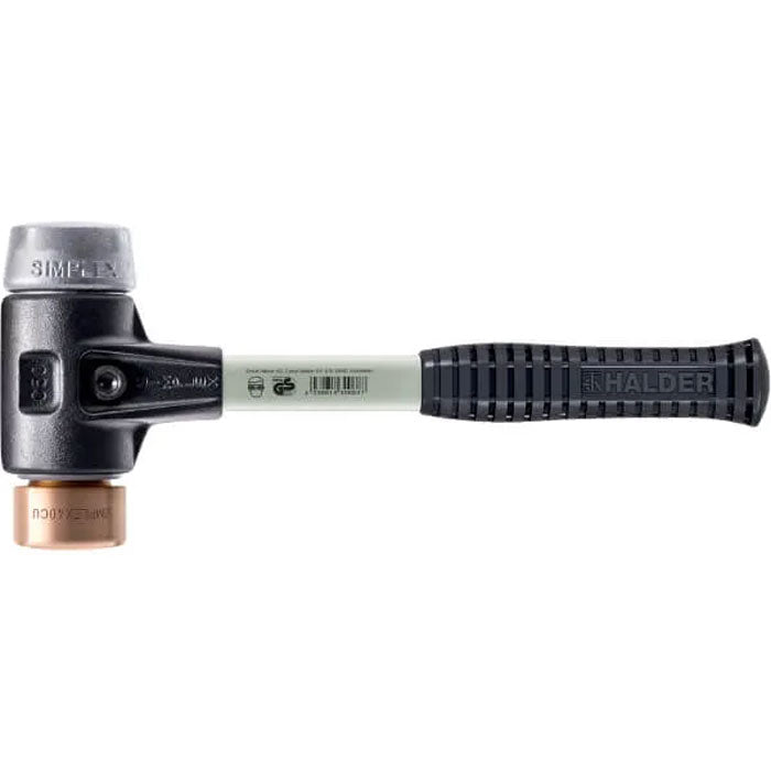 Halder SIMPLEX Soft-Face Mallet Reinforced Cast Steel Housing F/Glass ...