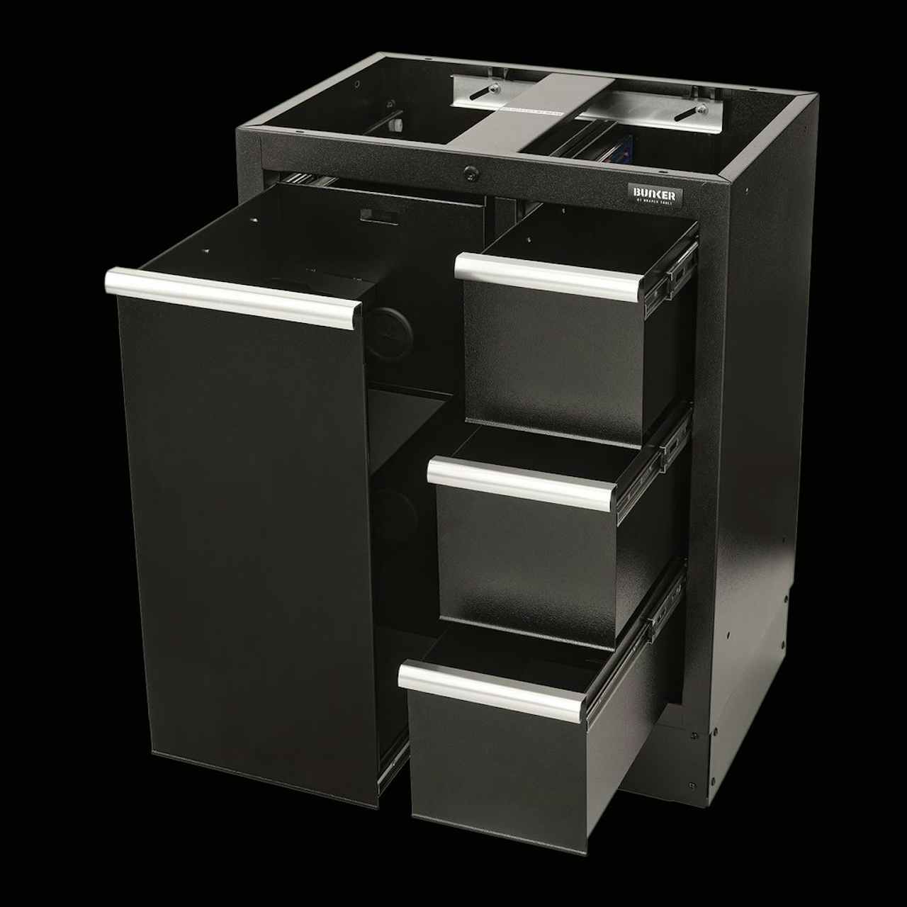 Draper 18843 Bunker Modular Power Tool Base Cabinet 4 Drawer 680mm ...