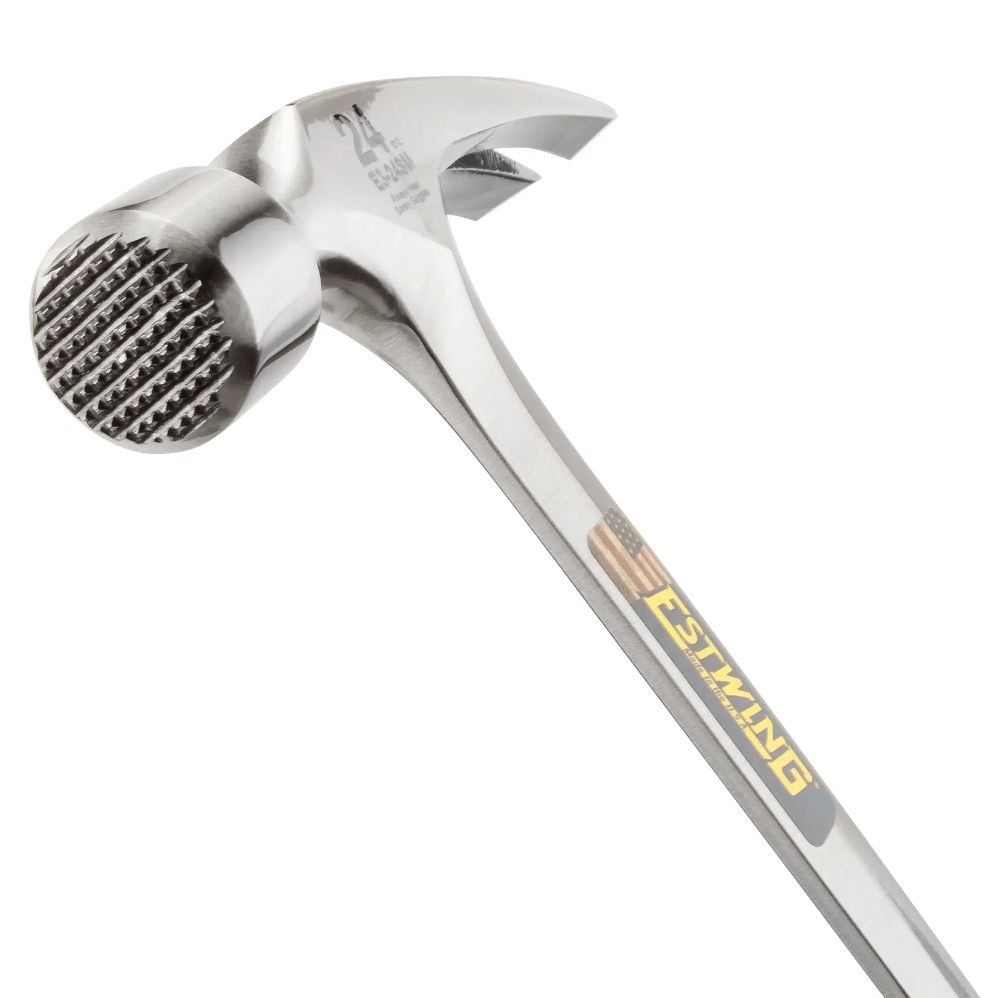 Estwing 22 Oz Framing Hammer Claw Milled Face Shock Reduction Blue Vin ...