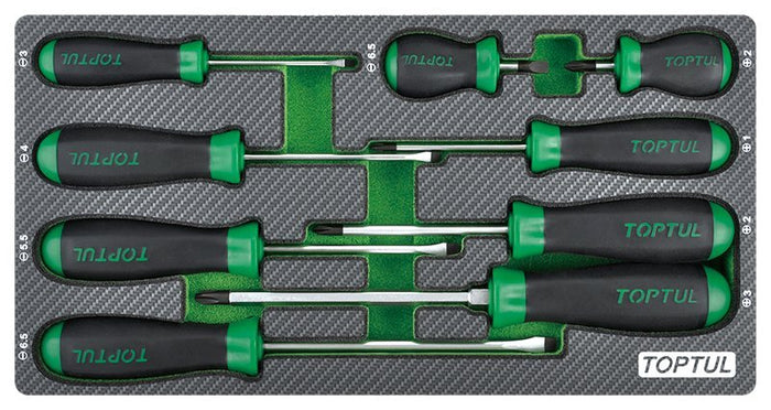 Toptul 9 Pce Screwdriver Set (Modular Insert Tray System) For Sale ...