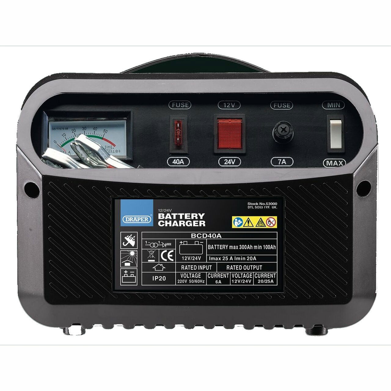 Draper Tools 12/24V 20-25A Battery Charger – TheToolGroup