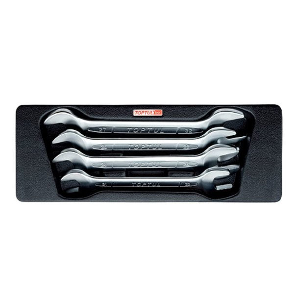 Toptul 4pc Double Open End Spanner Set – TheToolGroup