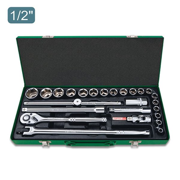 Toptul 25pc 1/2in Dr. 12pt Socket Set - Imperial – TheToolGroup